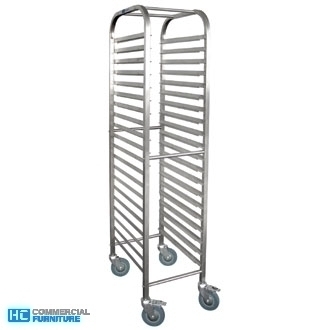Vogue Gastronorm Pan Racking Trolley – HCCF Commercial Furniture